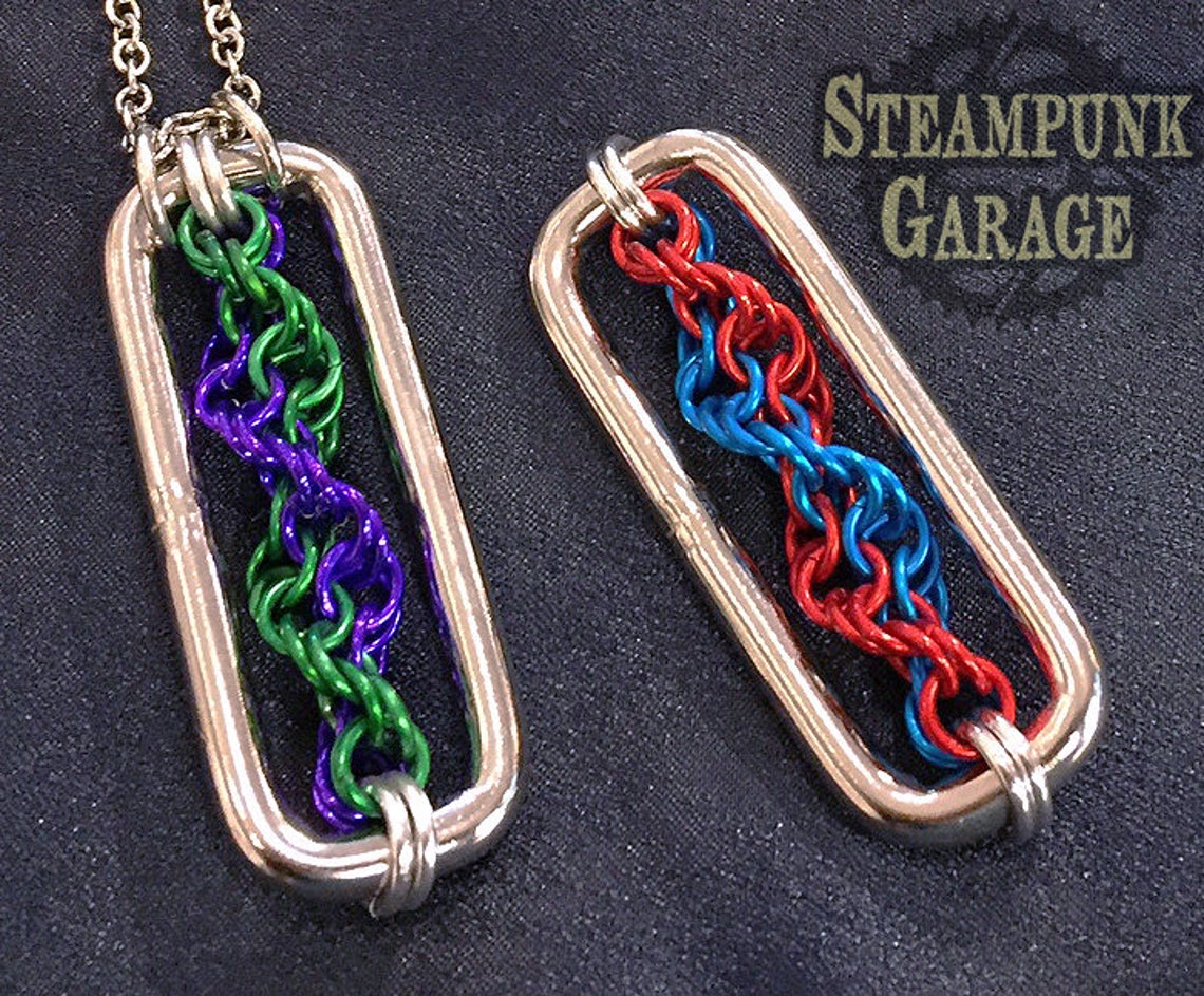 X1 KIT DNA Double Helix Inverted Spiral Chainmaille - Etsy