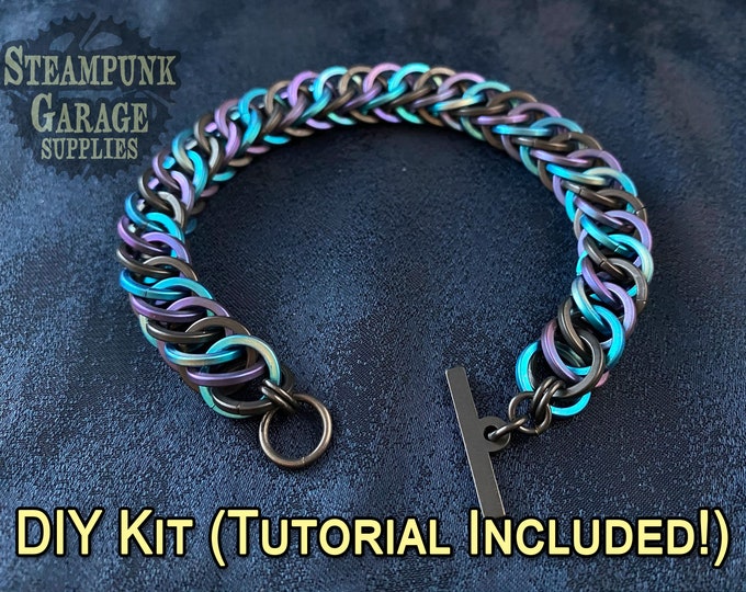 X1 KIT DNA Double Helix Inverted Spiral Chainmaille Tutorial Included ...