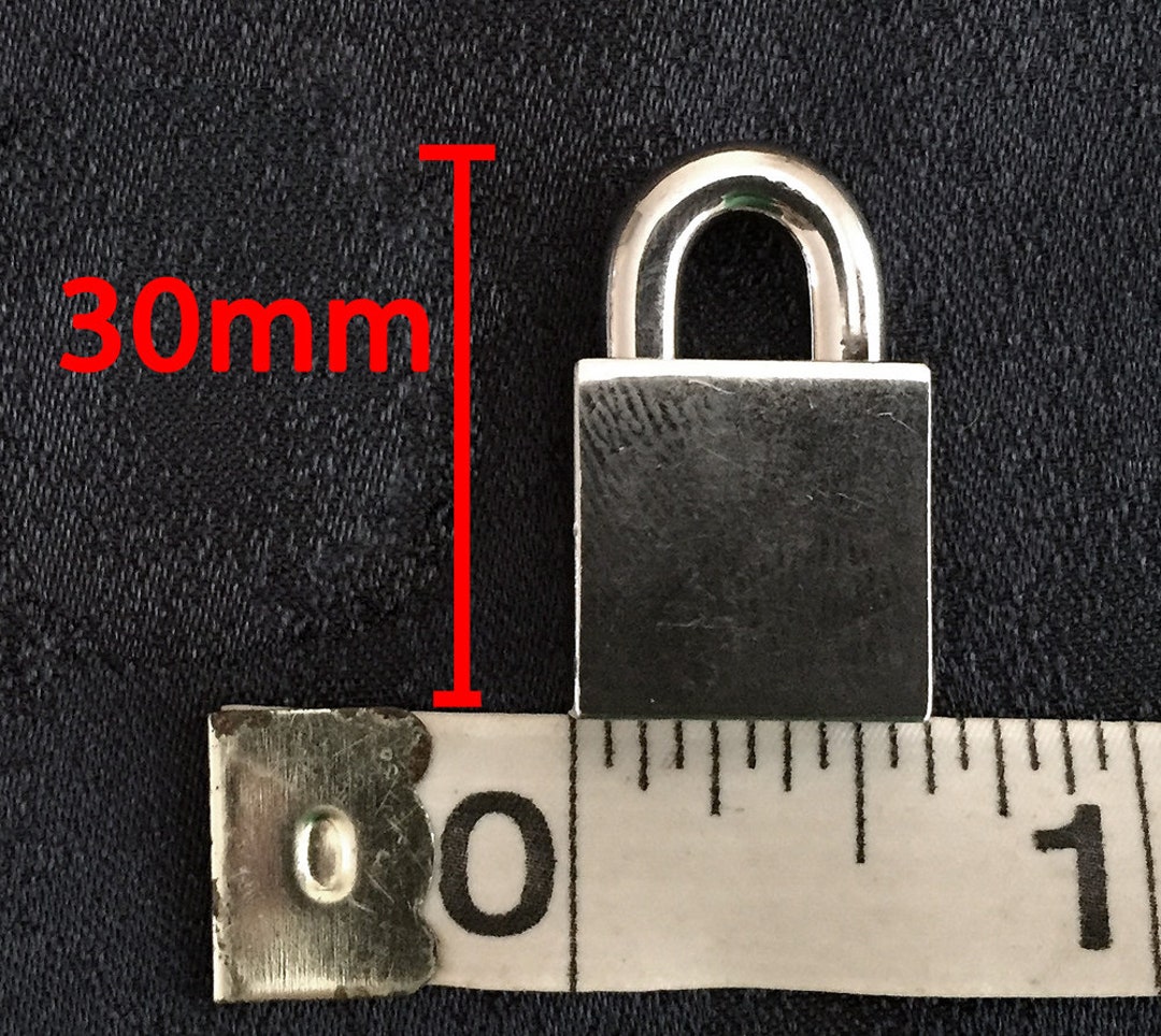 Stainless Steel - 30mm Padlock W/ Screw - Lock & Key - Custom ...