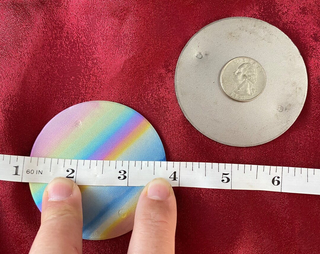 TITANIUM Disc - 2.75 Inches (70 Mm) - Grade 1 - Commercially Pure ...