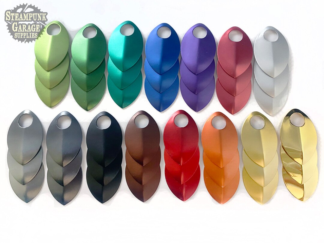 PREMIUM AA scales for Making Scalemaille and Chainmaille Jewelry LARGE ...