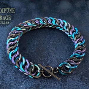 X1 KIT HP 4in1 Using SQUARE Ti Rings Titanium Jump Rings Grade 2 16swg ...