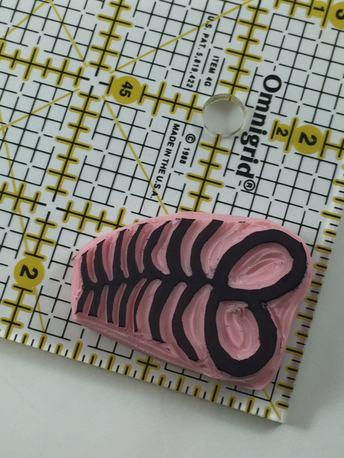 Aya (fern) Stamp. Hand Carved Aya (fern) Adinkra Stamp. Adinkra Symbol ...