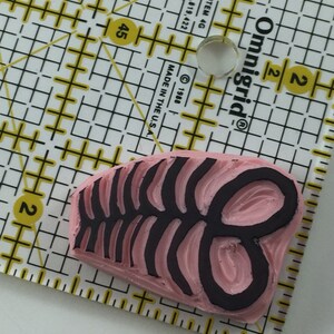 Aya (fern) Stamp. Hand Carved Aya (fern) Adinkra Stamp. Adinkra Symbol ...