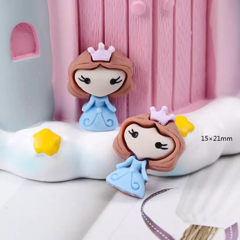Princess Embellishment Cartoon Princess Resin Cabochon - Etsy