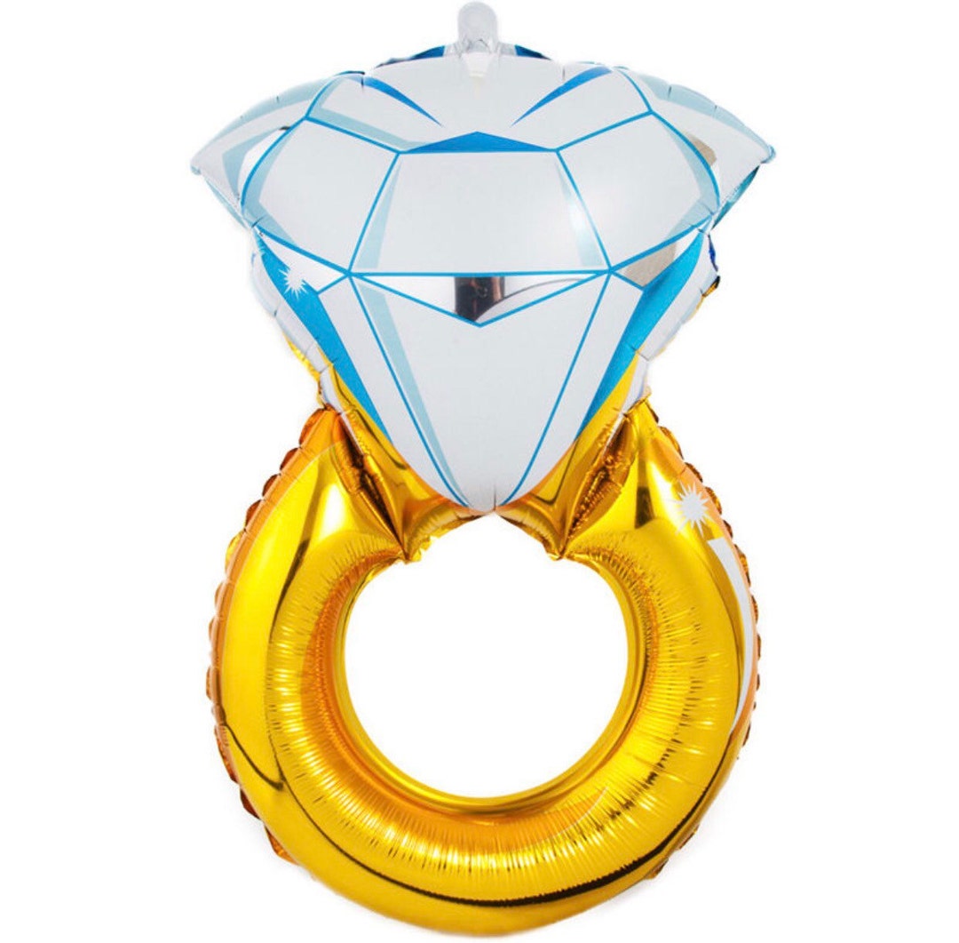 Giant 32 Diamond Ring Balloon Bachelorette Party Decor - Etsy