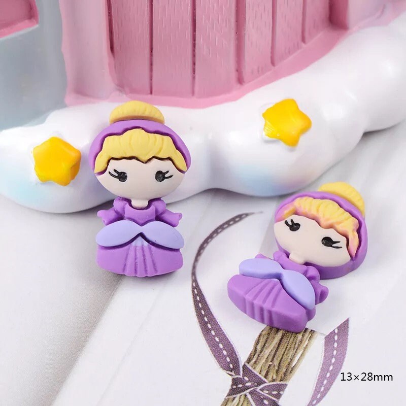 Princess Embellishment Cartoon Princess Resin Cabochon - Etsy