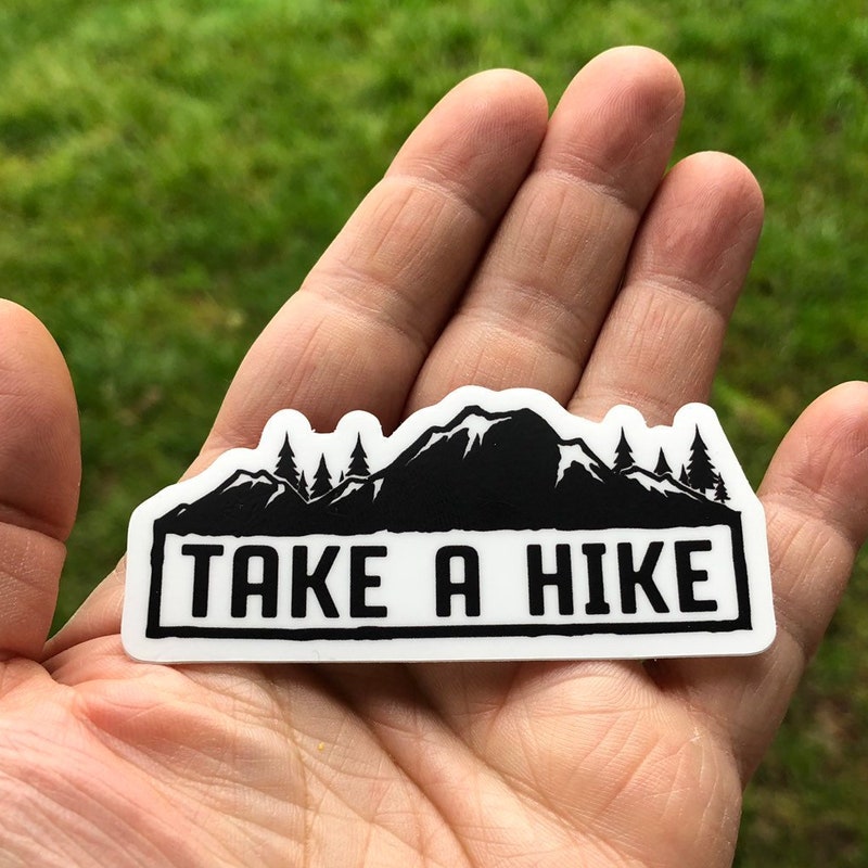 Hiking Sticker - Etsy