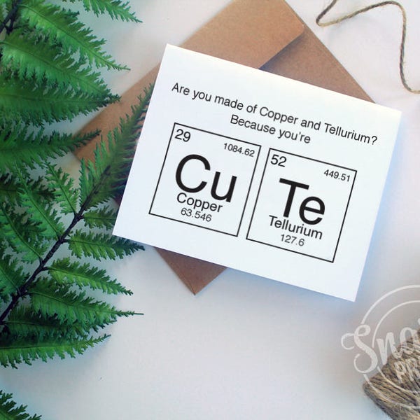 Science Valentine - Etsy