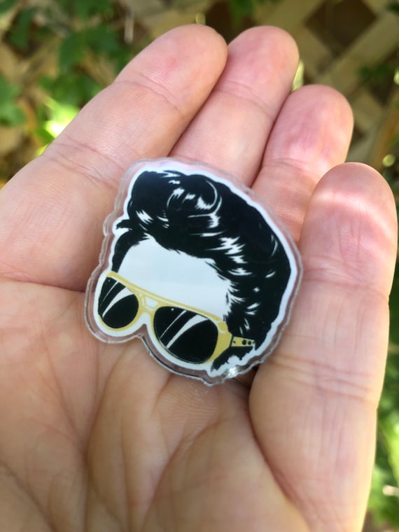 Elvis Lapel Pin the King Pin Rock and Roll Pin Presley - Etsy