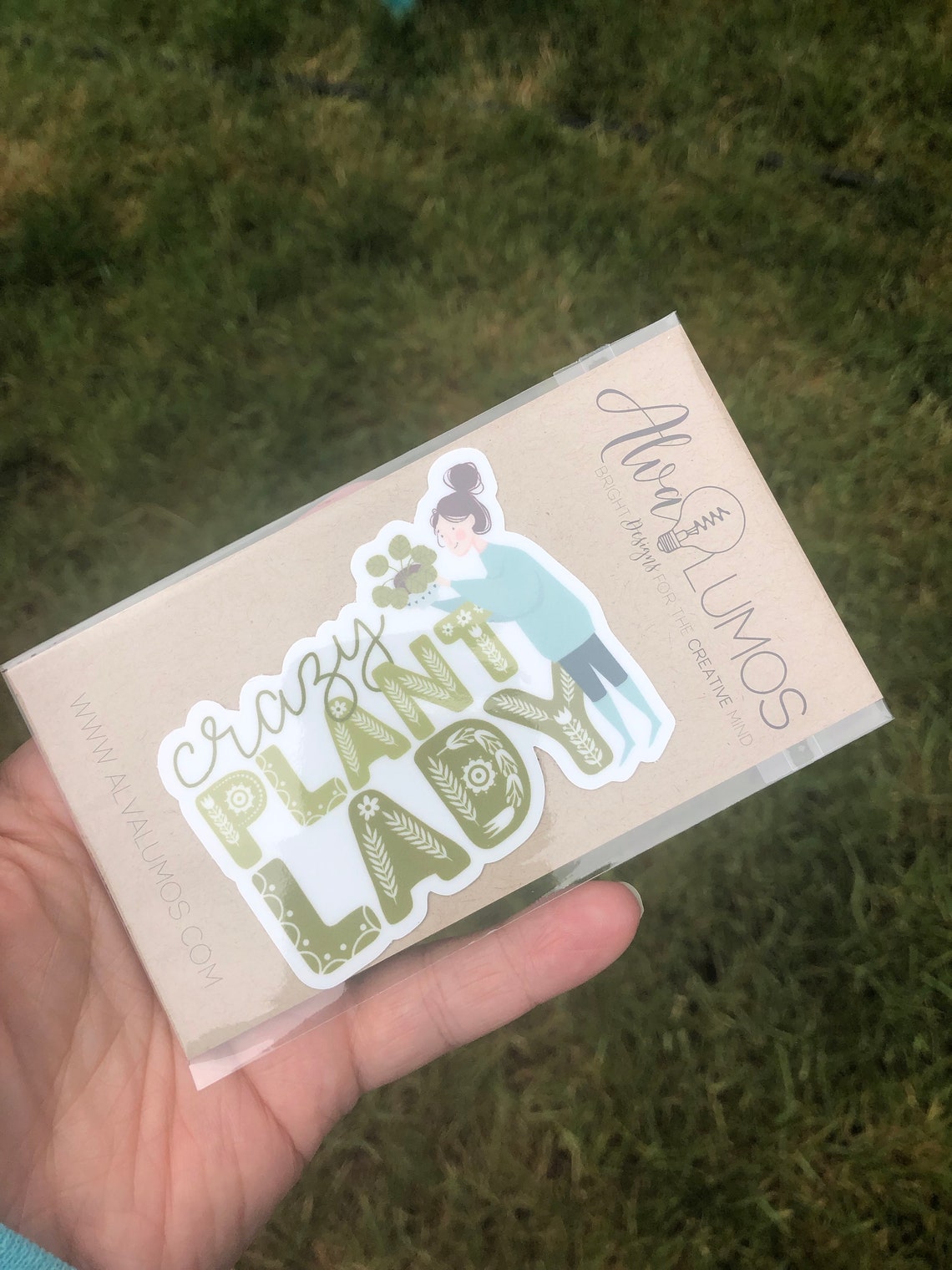 Crazy Plant Lady Sticker Plant Sticker Plant Lover Gift | Etsy