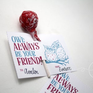 Owl Always Be Your Friend - Kids Valentines - Kids Valentine Cards ...