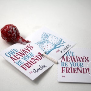 Owl Always Be Your Friend - Kids Valentines - Kids Valentine Cards ...