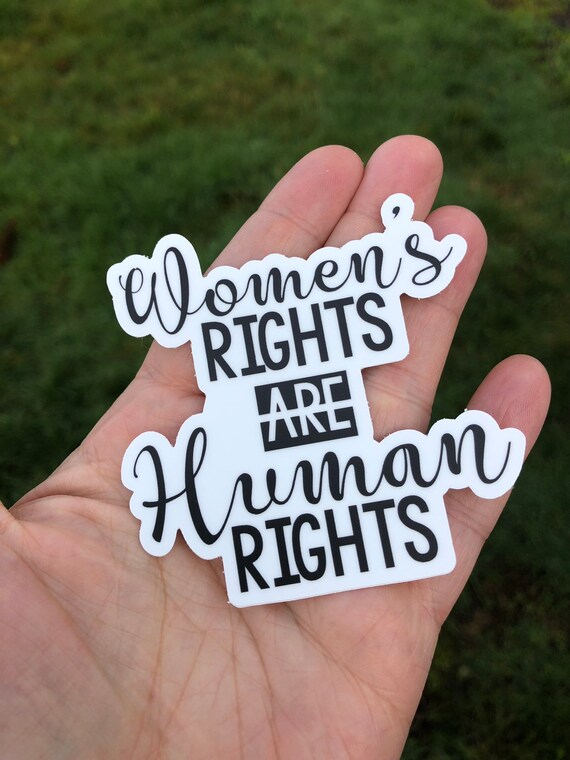 Women's Rights Are Human Rights Sticker Resist Stickers | Etsy