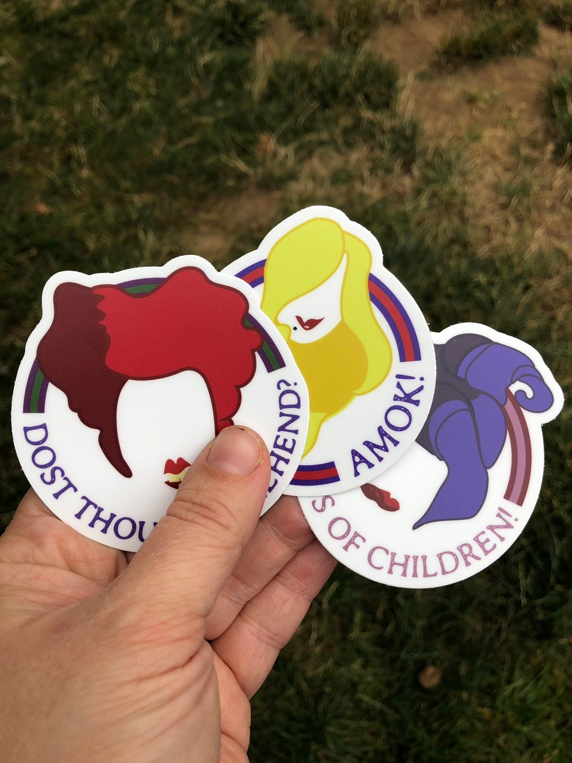 The Queens of Halloween Have Arrived Halloween Stickers | Etsy