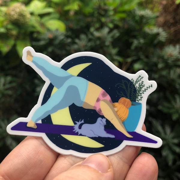 Yoga Stickers - Etsy