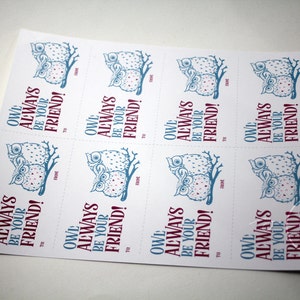 Owl Always Be Your Friend - Kids Valentines - Kids Valentine Cards ...