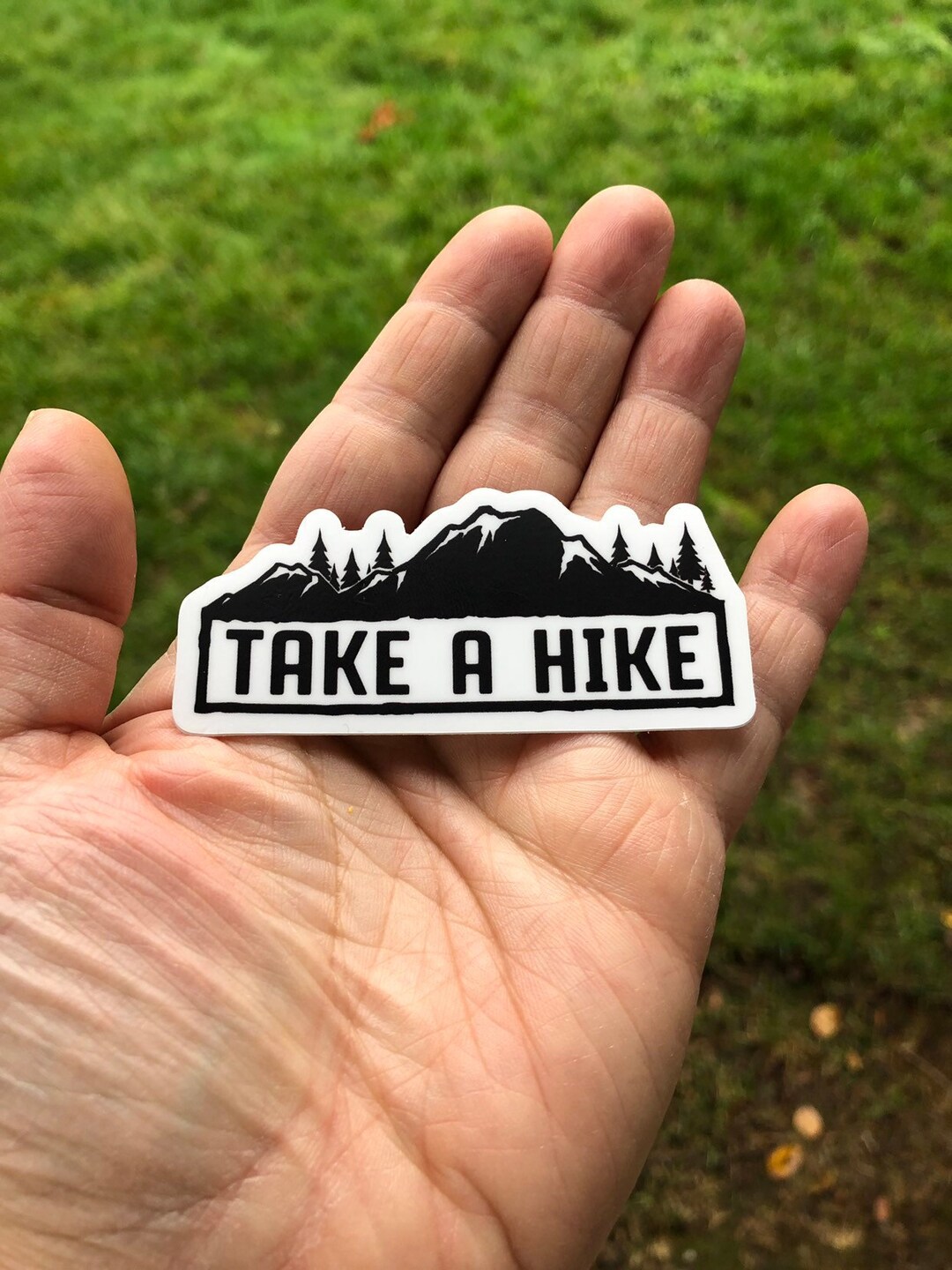 Take a Hike Sticker Hiking Decal Hikers Sticker Mountain - Etsy