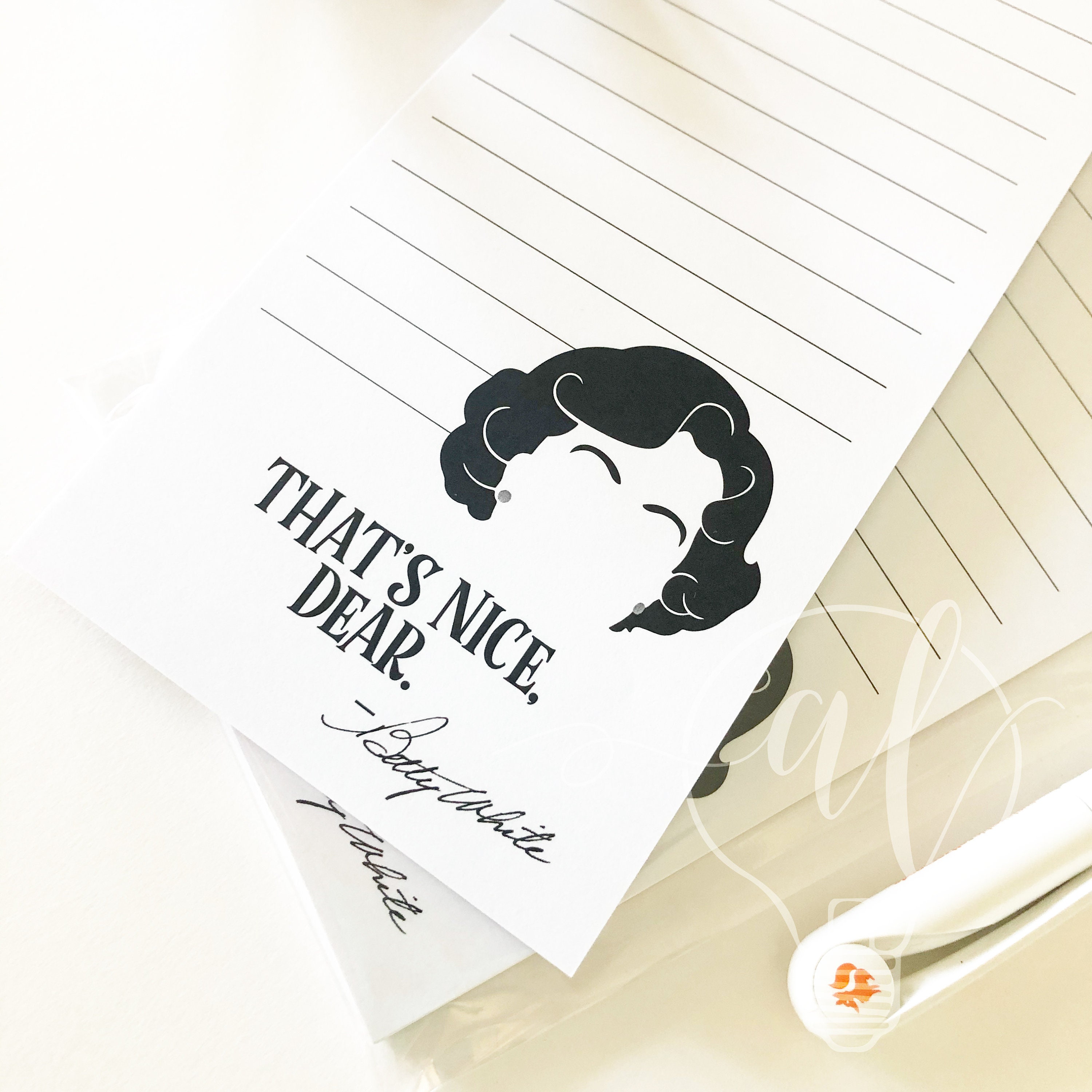 That's nice dear Notepad funny notepad betty notepad | Etsy