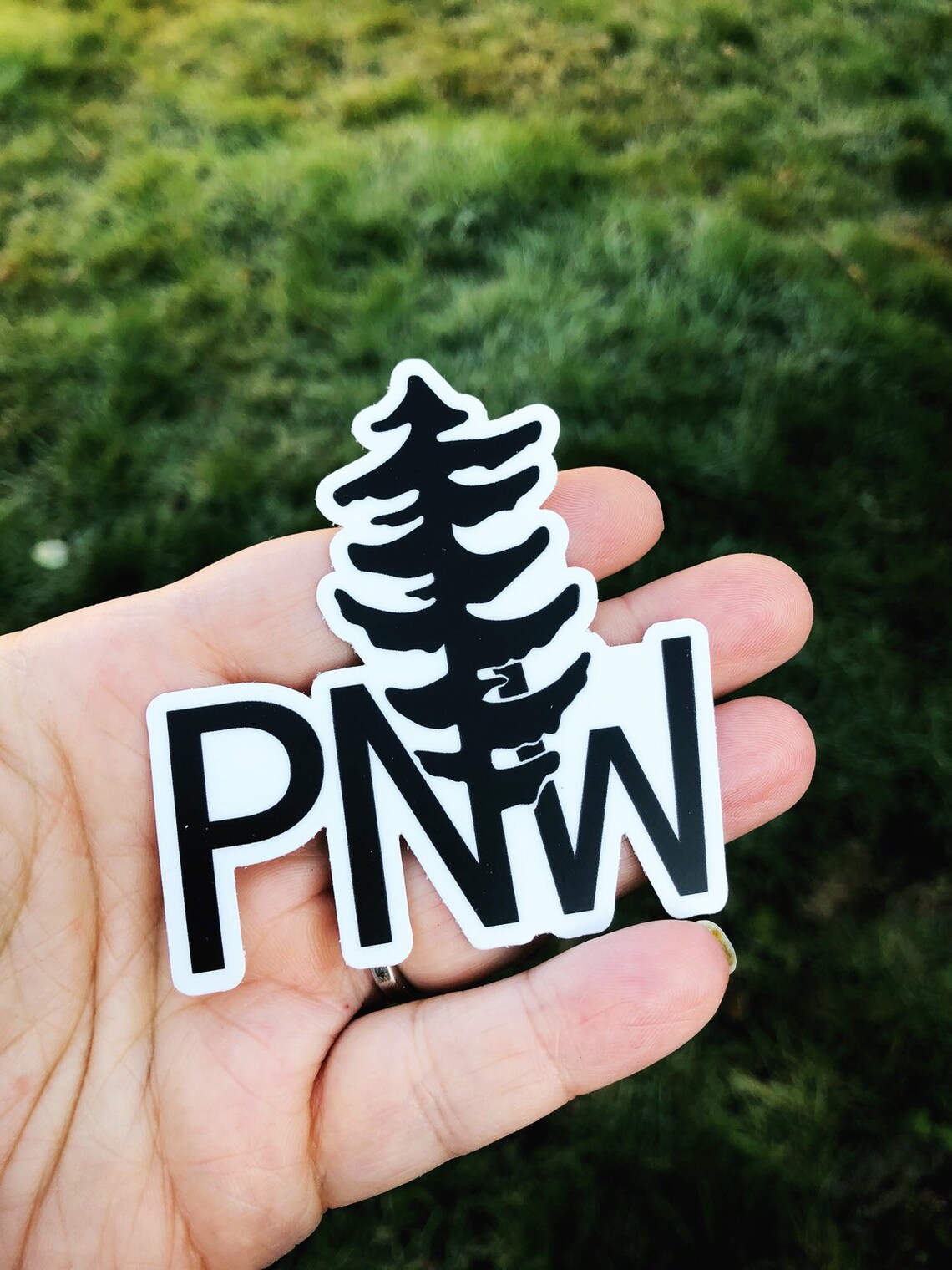 PNW Vinyl Sticker: Pacific Northwest Mountain Decal - Etsy