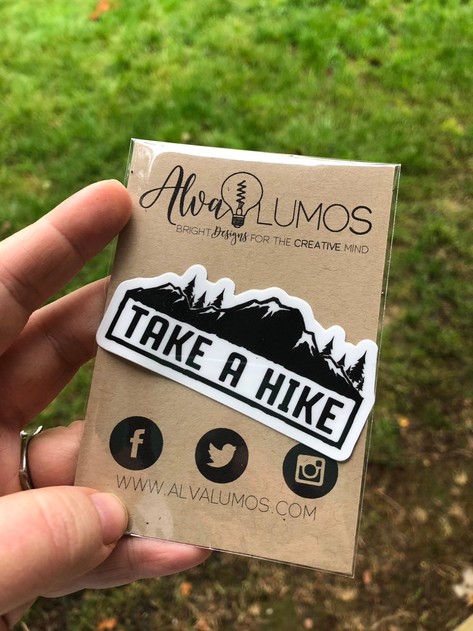 Take a Hike Sticker Hiking Decal Hikers Sticker Mountain | Etsy