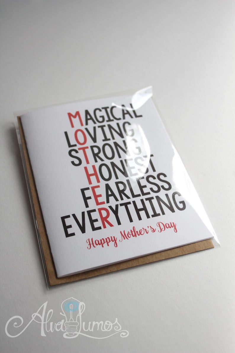 Mothers day card Mother's day card mothers day card | Etsy
