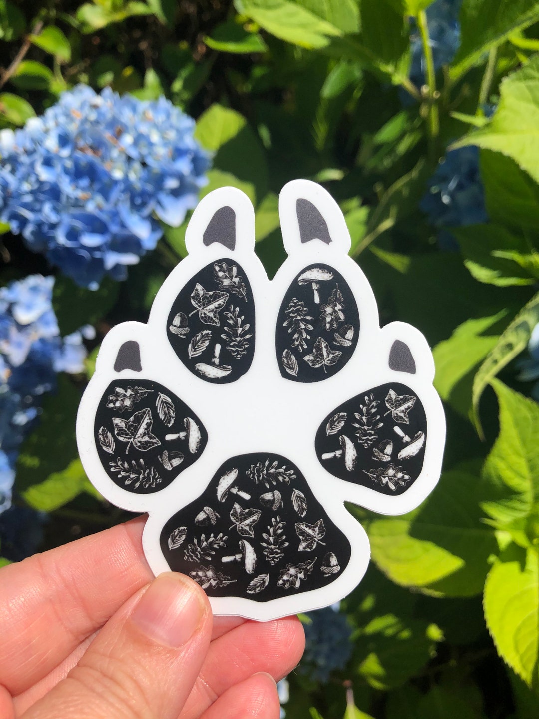 Dog Paw Print Sticker Dog Mom Sticker Dog Sticker Outdoorsy - Etsy
