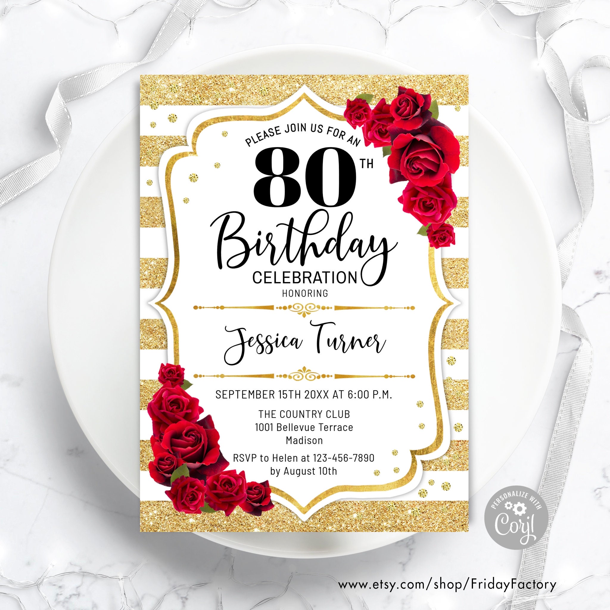 80th Birthday Program Examples Winston And Clementine Churchill Signed