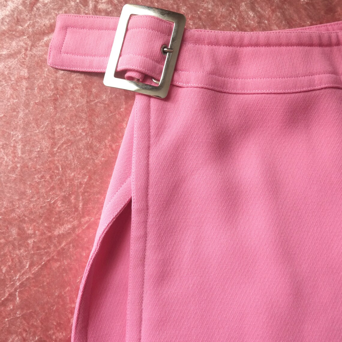 1990s Courrèges Pink Panel Mini Skirt - Etsy