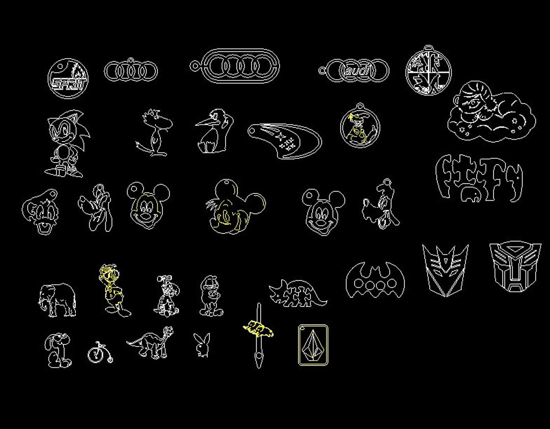 Laser Cutter Patterns, CAD , .dwg File - Etsy