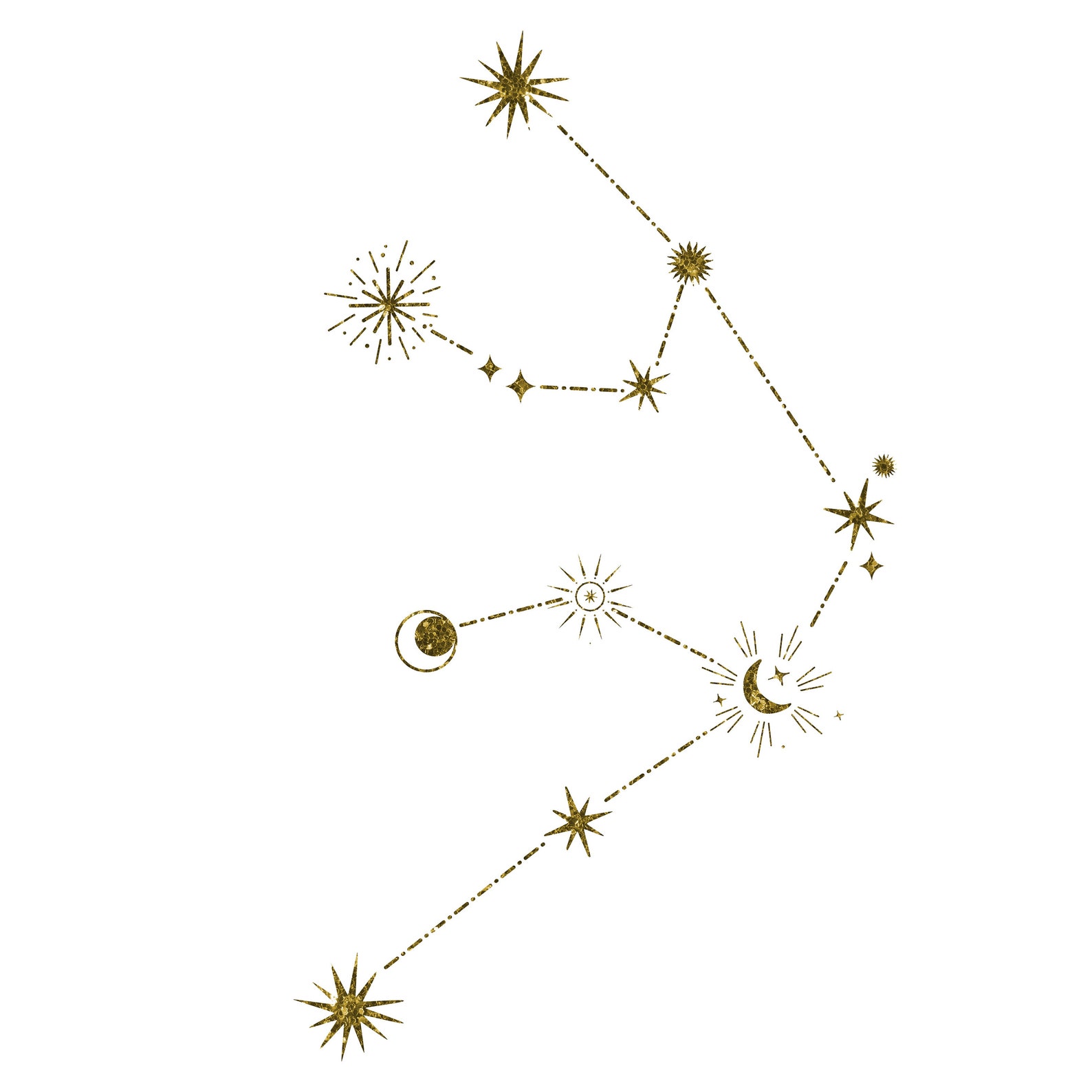 Design Material, Constellation Pattern , PNG File, AI FILE ...