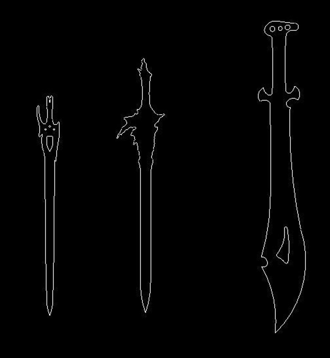 Sword Patterncad ,DWG File , - Etsy