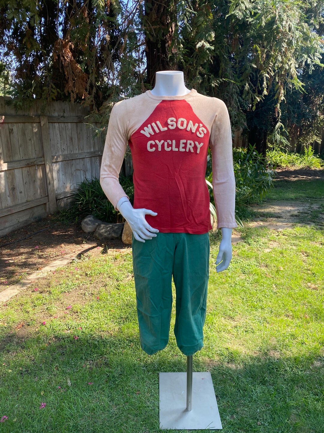 Vintage 1920s Football Uniform Pants & Wilsons Cyclery Jersey by ...