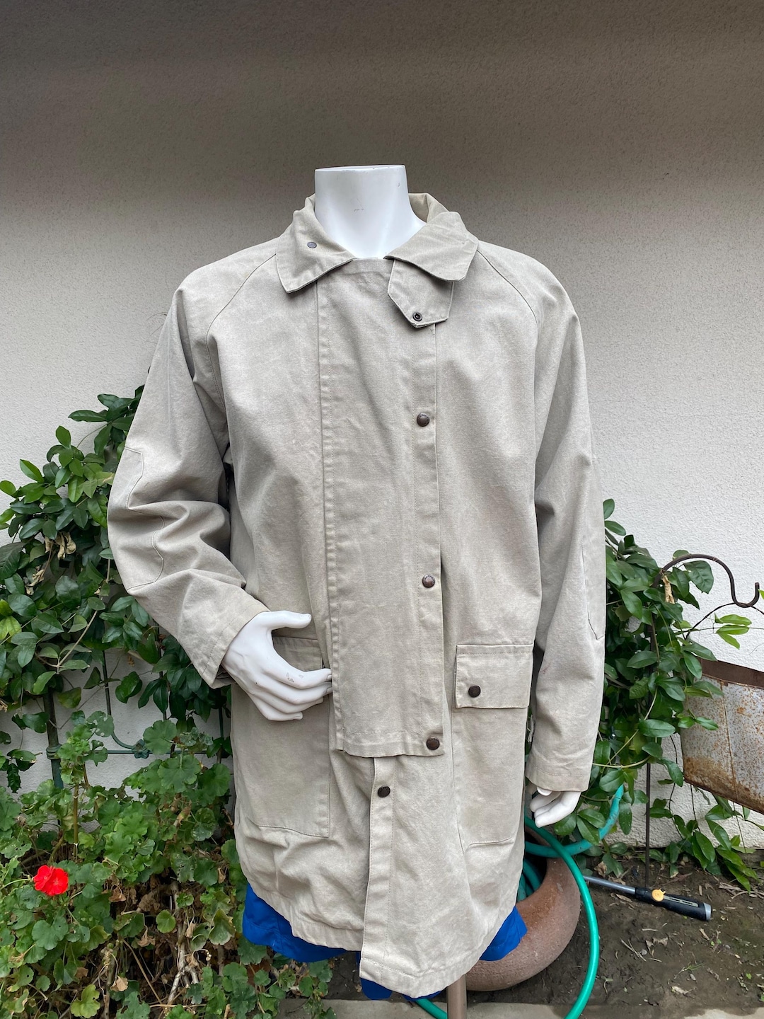 Vintage 80s 90s Australian Outback Coat Duster Brown Western Jacket ...