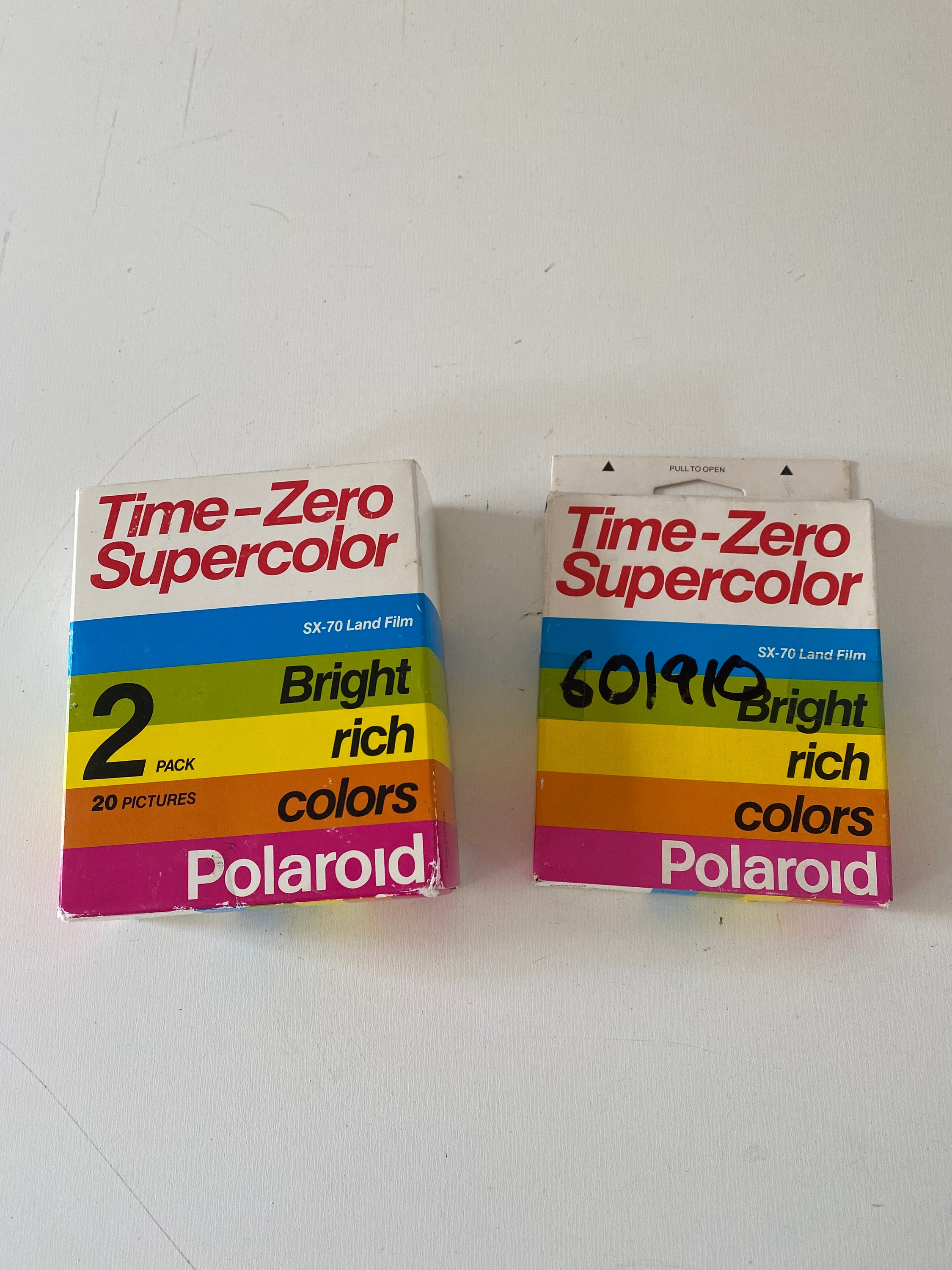 Vintage Polaroid Time-zero Supercolor Film SX Land Film Unopened Box - Etsy