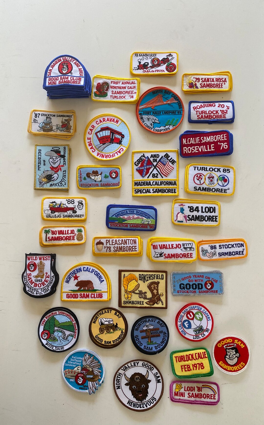 Vintage RV Patches Good Sam Club 70s 80s 90s Embroidered Patch Vacation ...
