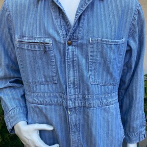 Vintage 50s Lee Union-alls Sanforized Herringbone Coveralls Union Made ...