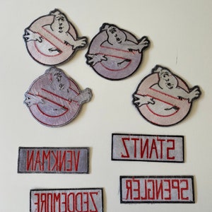Ghostbusters Inspired Patch Iron on Logo Venkman Zeddemore Spengler Stantz Name Badge - Etsy