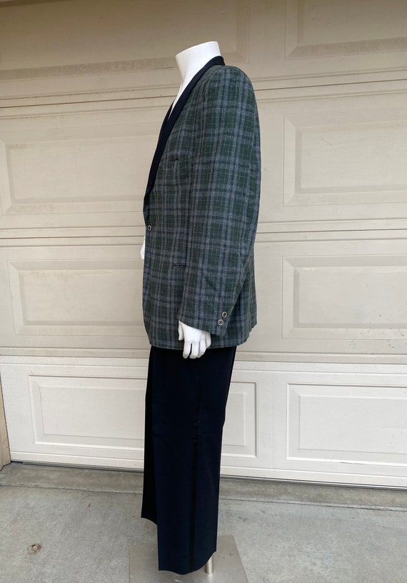 Vintage 50s Tuxedo Pants // 1953 Black Formal Dinner … - Gem