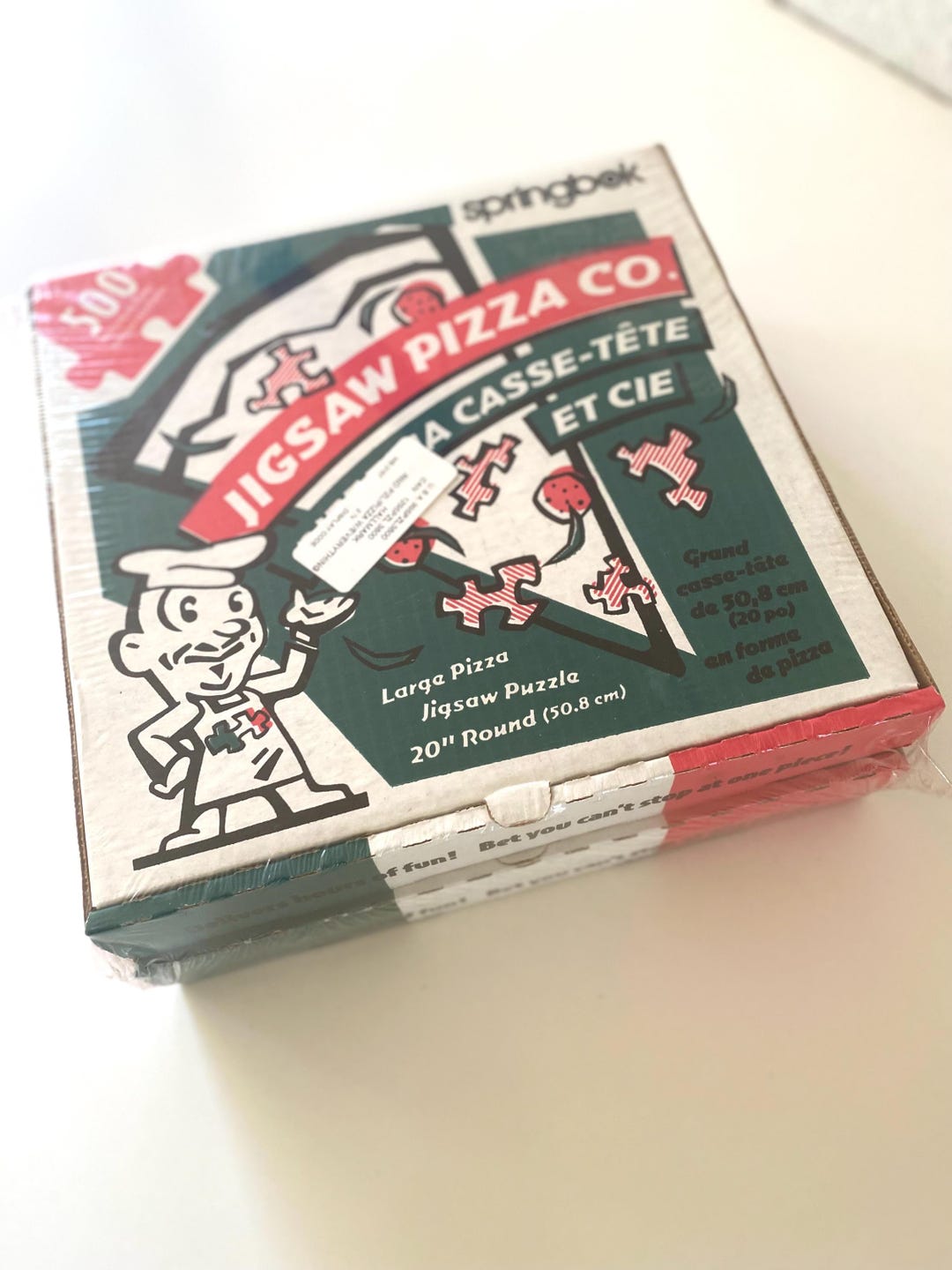 Vintage New Sealed Pizza Delivery Jigsaw Puzzle 2-pak 500 Piece Pizza W ...