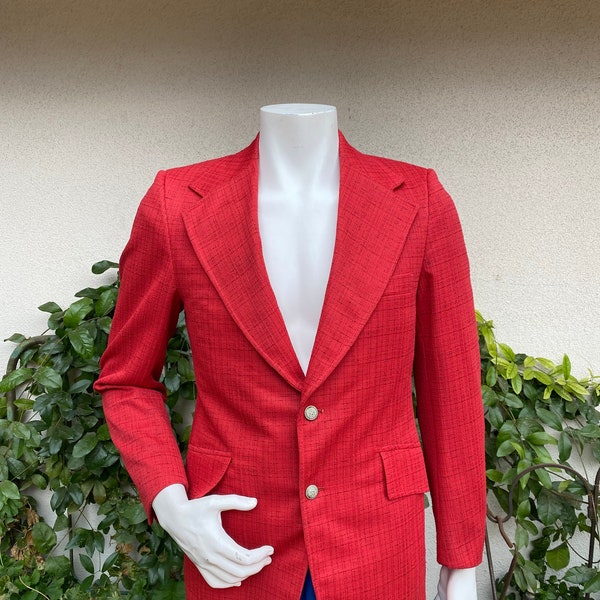 Red Sport Coat - Etsy