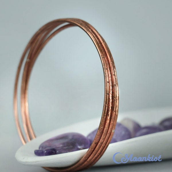 Copper Bangles - Etsy