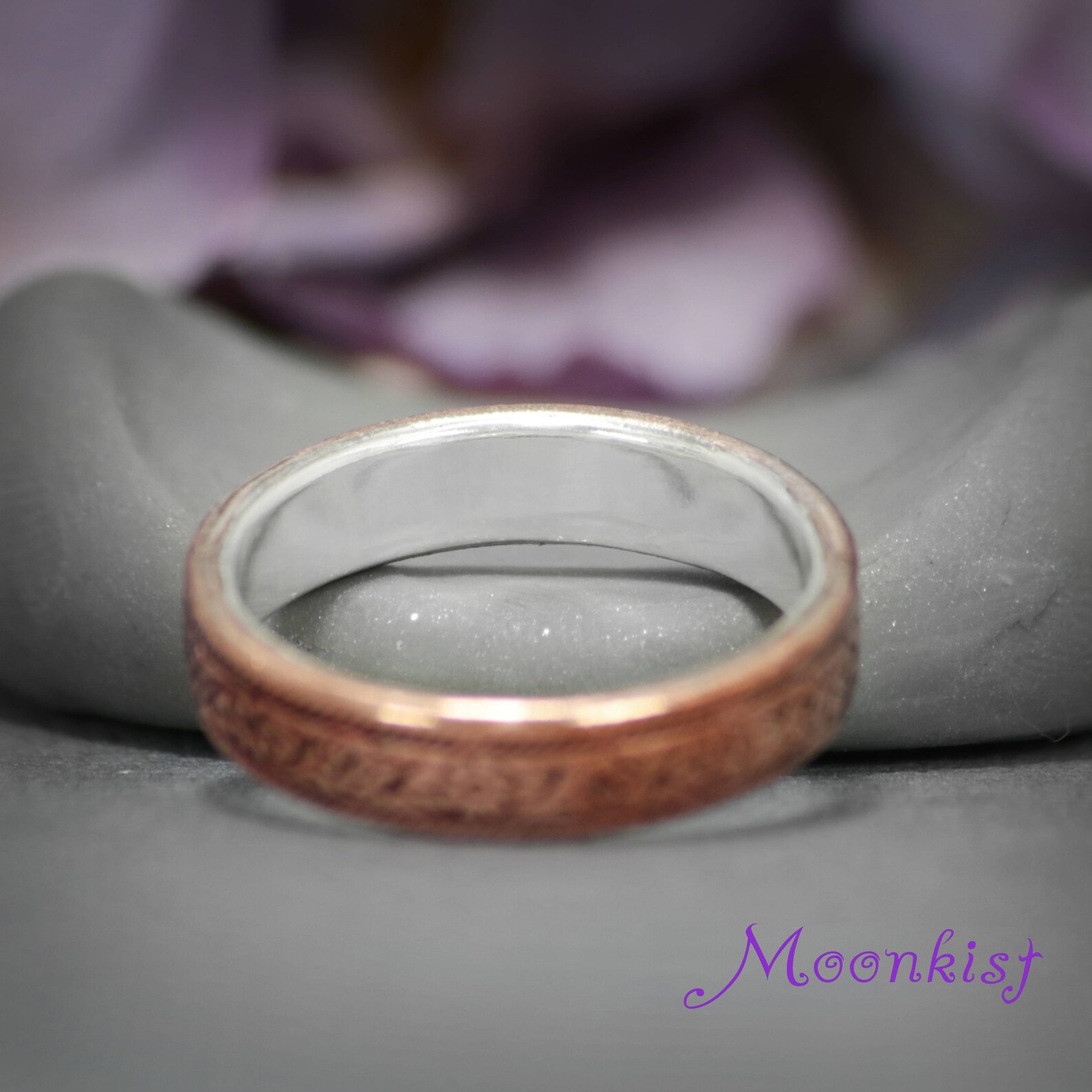Copper Band Ring Rustic Copper Wedding Band Copper Wedding | Etsy