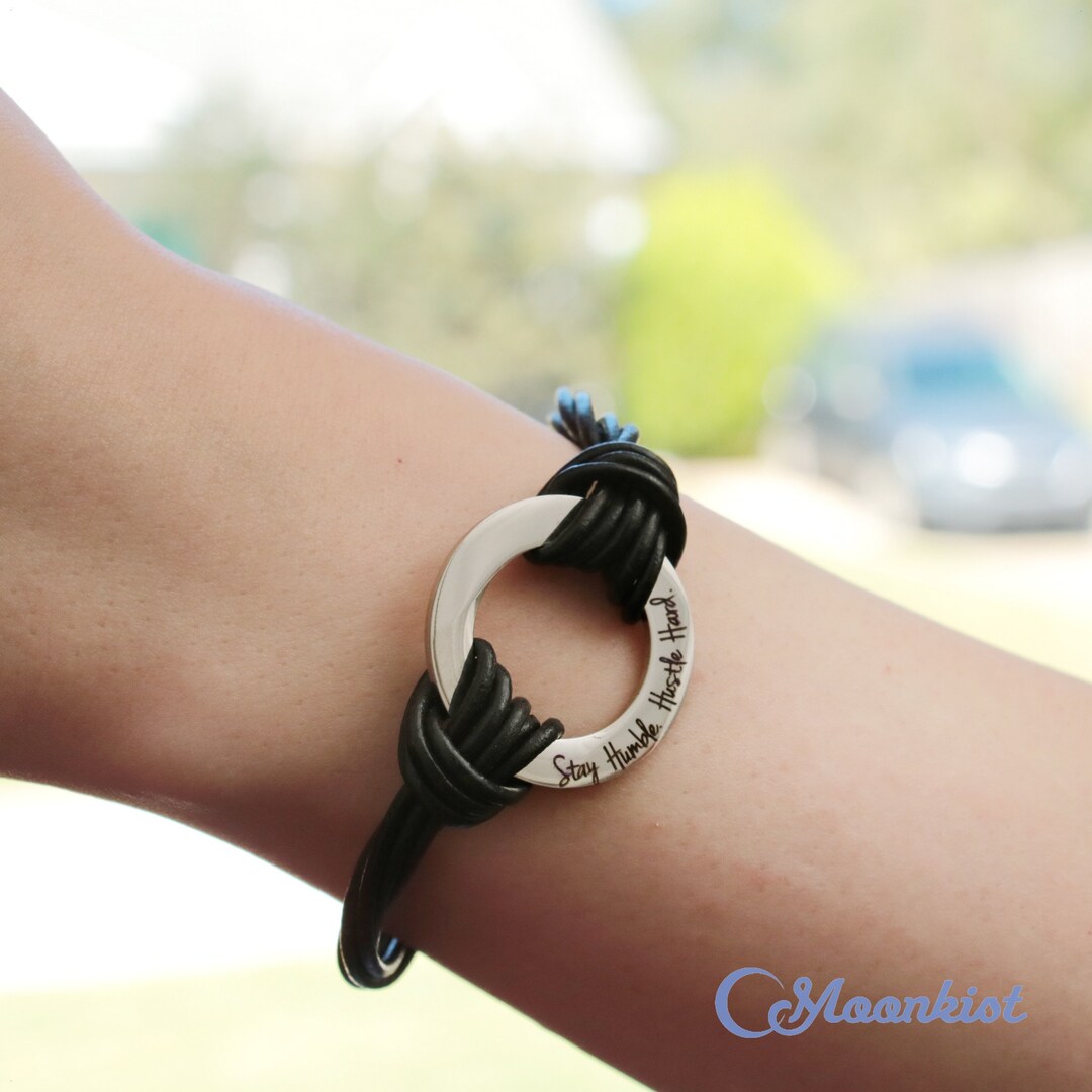 Humble hustle black bracelet store