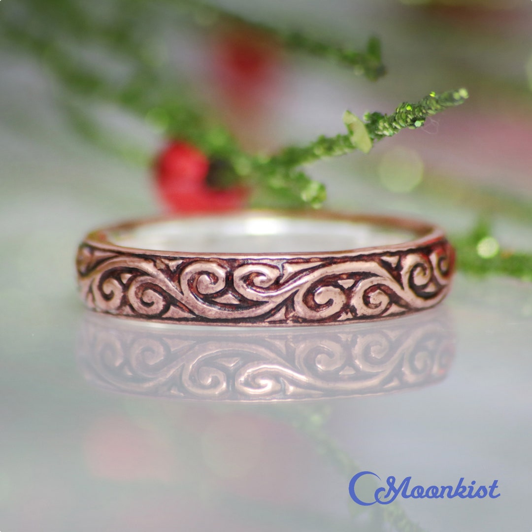 Copper Ring Copper Wedding Band Copper Wedding Ring Copper - Etsy