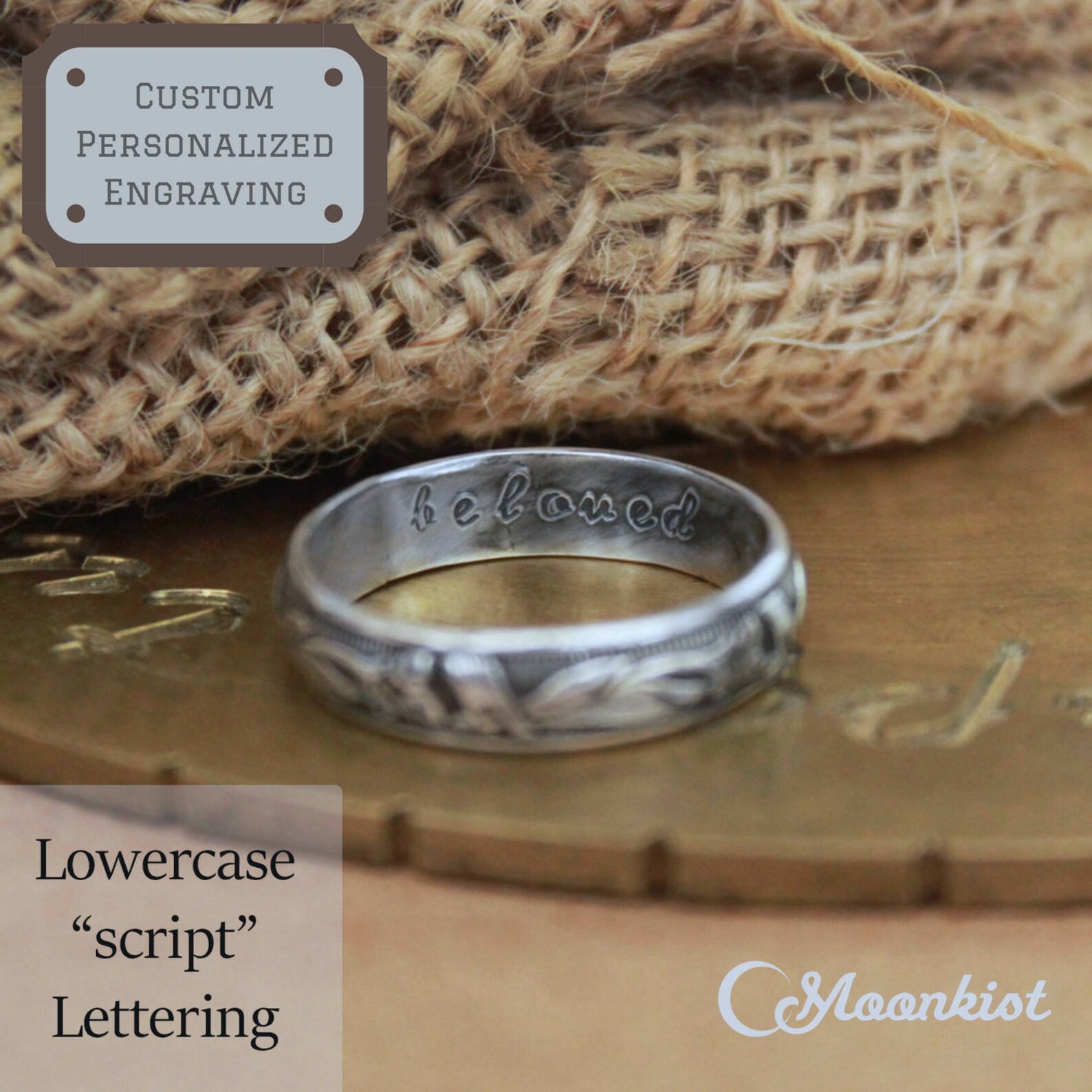 Custom Personalized Inside Ring Engraving for Engagement - Etsy