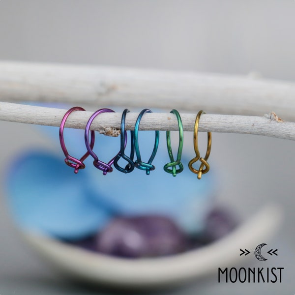 Niobium Hoops Etsy
