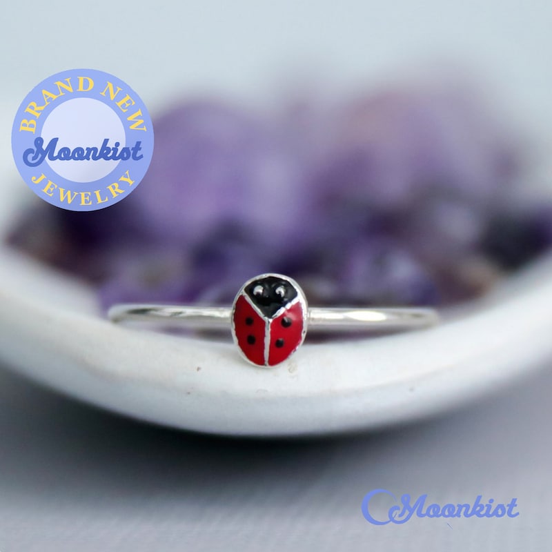 Ladybug Ring - Etsy
