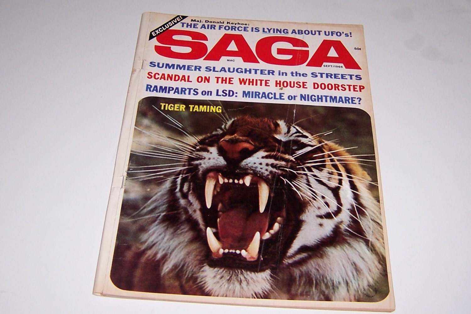 SAGA Magazine Men's Vintage Magazine 1966 SAGA Magazine | Etsy