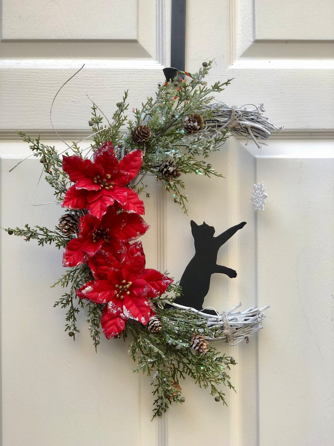 Cat Christmas Wreath - Etsy